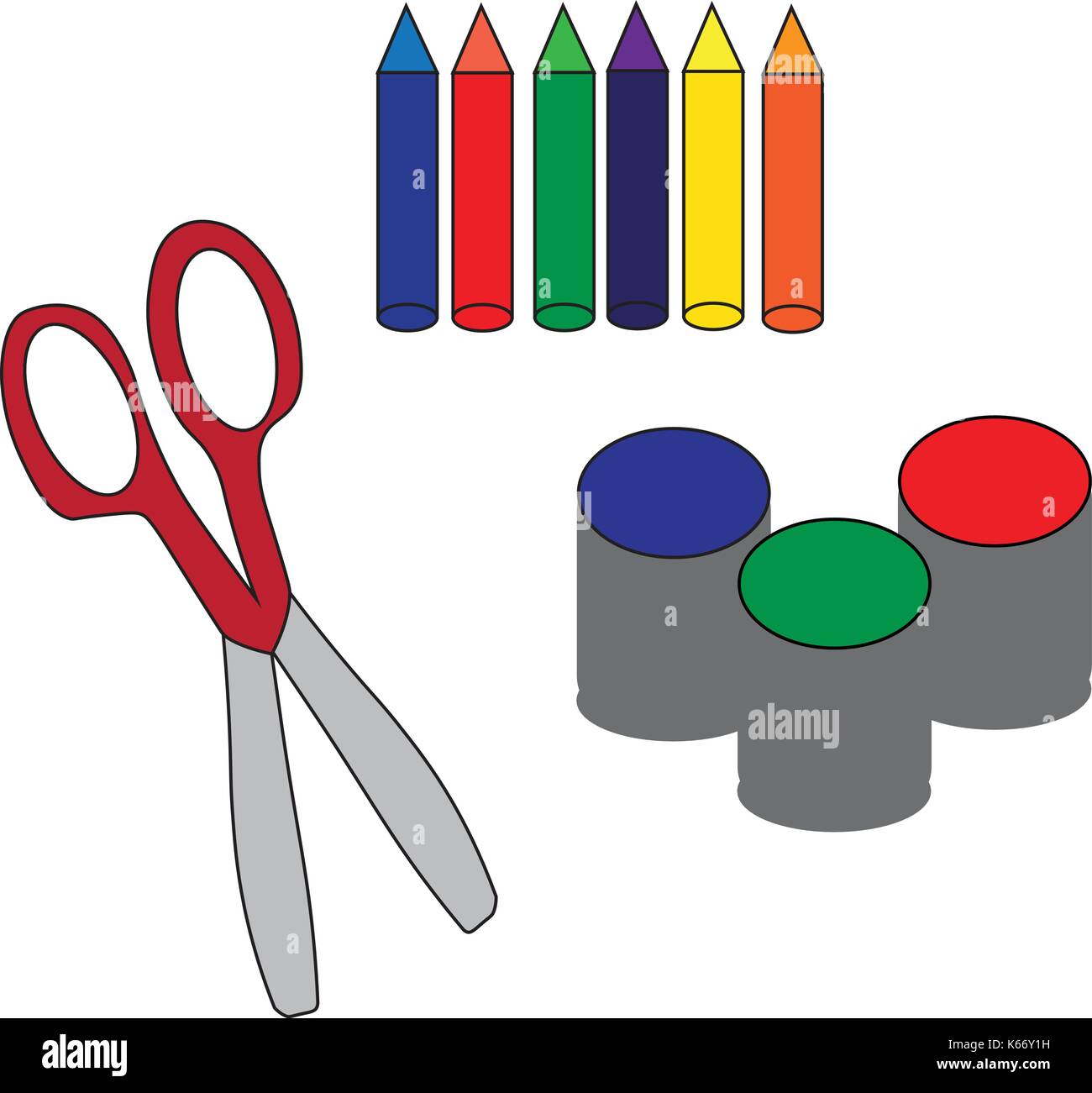 Crayons crayola Stock Vector Images - Alamy