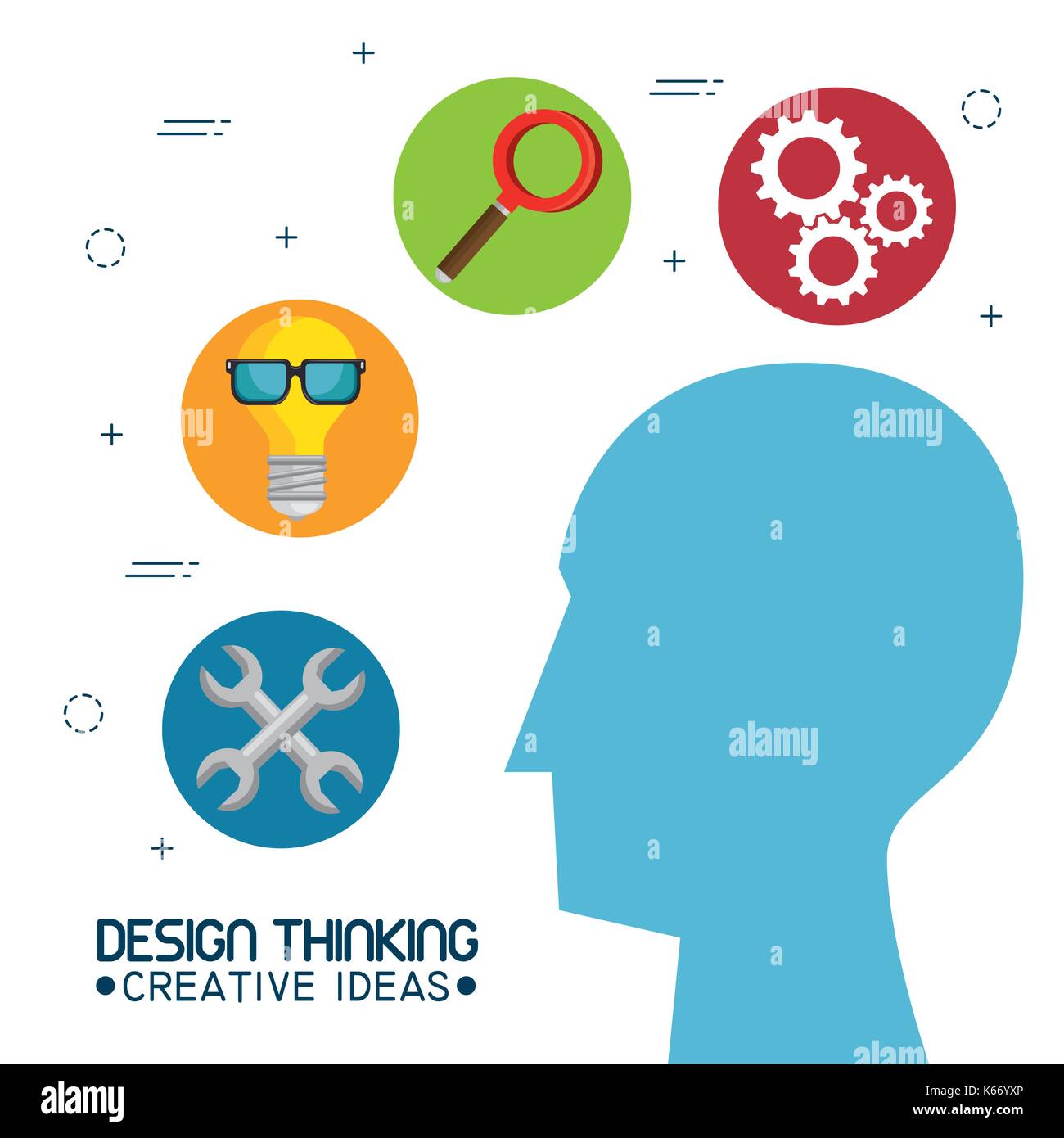 design thinking creative ideas concept Stock Vector Image & Art - Alamy