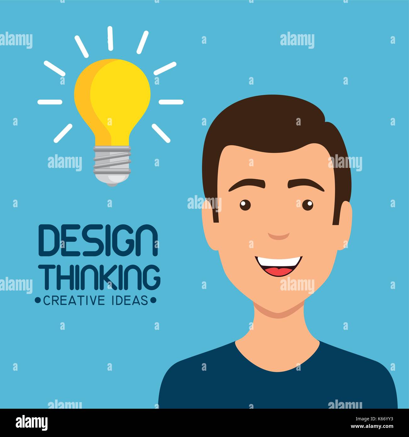design thinking creative ideas concept Stock Vector Image & Art - Alamy