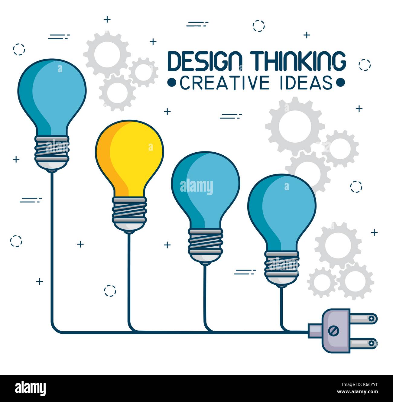 design thinking creative ideas concept Stock Vector Image & Art - Alamy