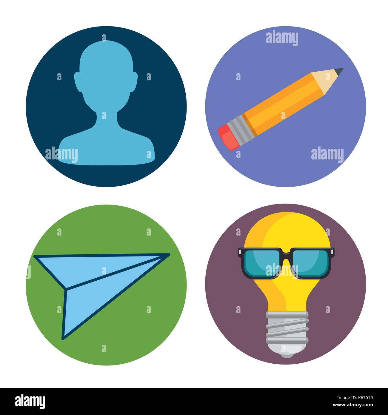design thinking concept icon set Stock Vector Image & Art - Alamy