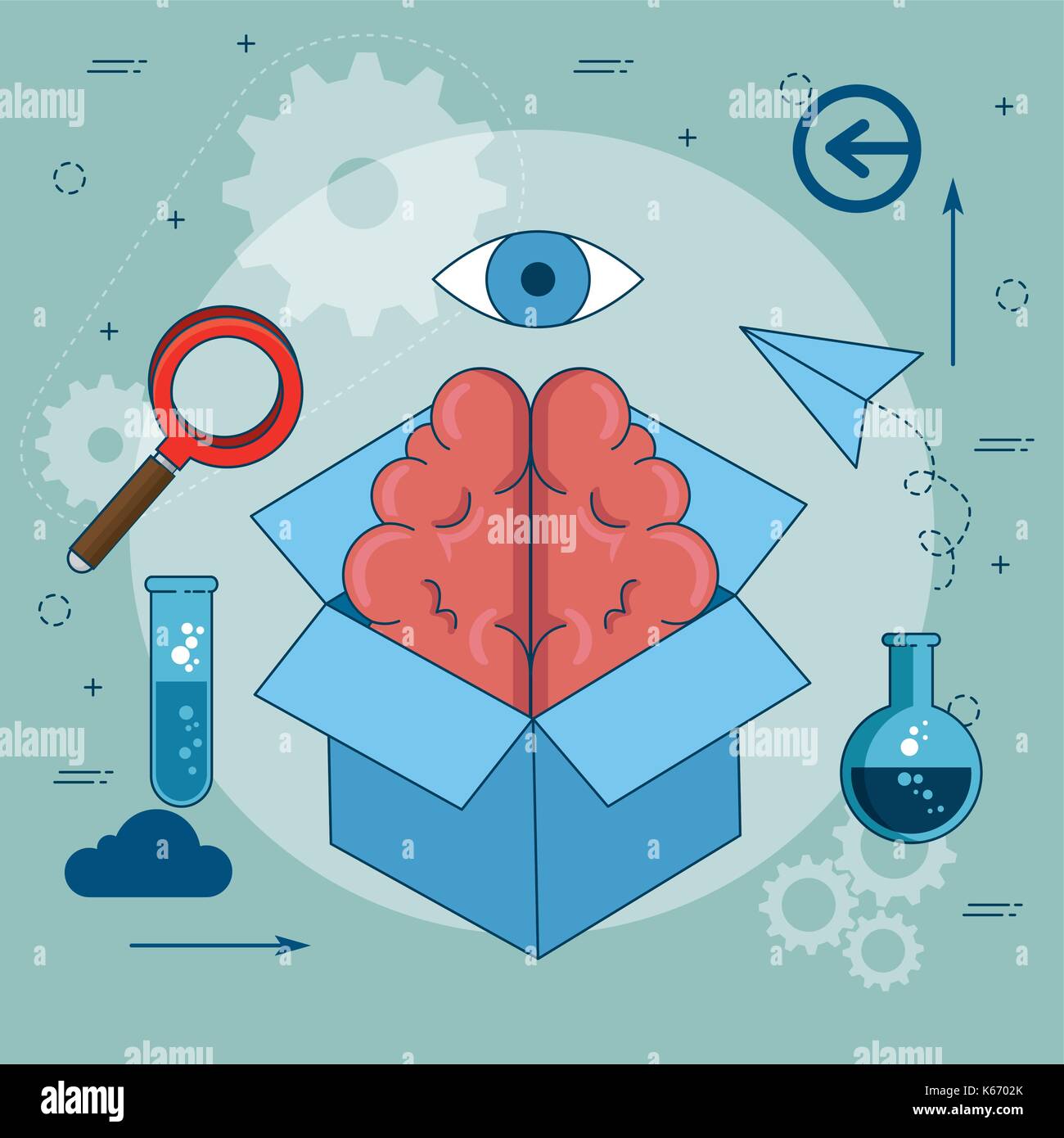design thinking creative ideas concept Stock Vector Image & Art - Alamy