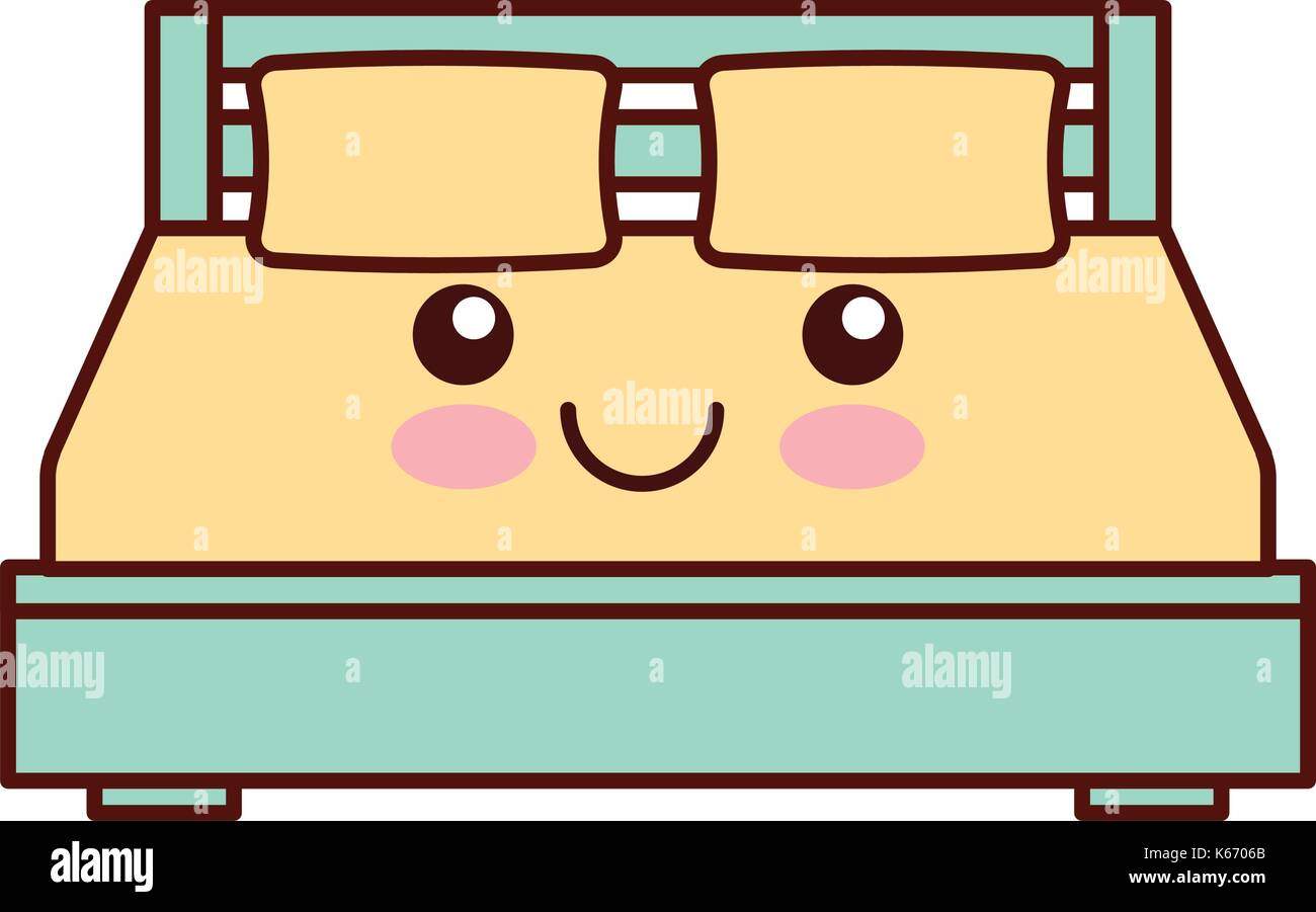 Bed Furniture Cartoon Illustration High Resolution Stock Photography ...