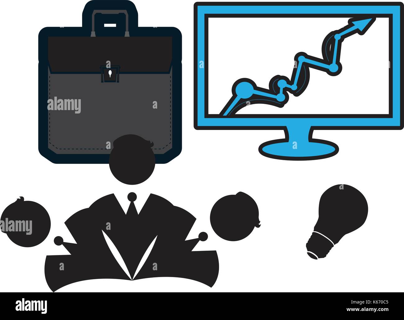 Set of business icons Stock Vector Image & Art - Alamy