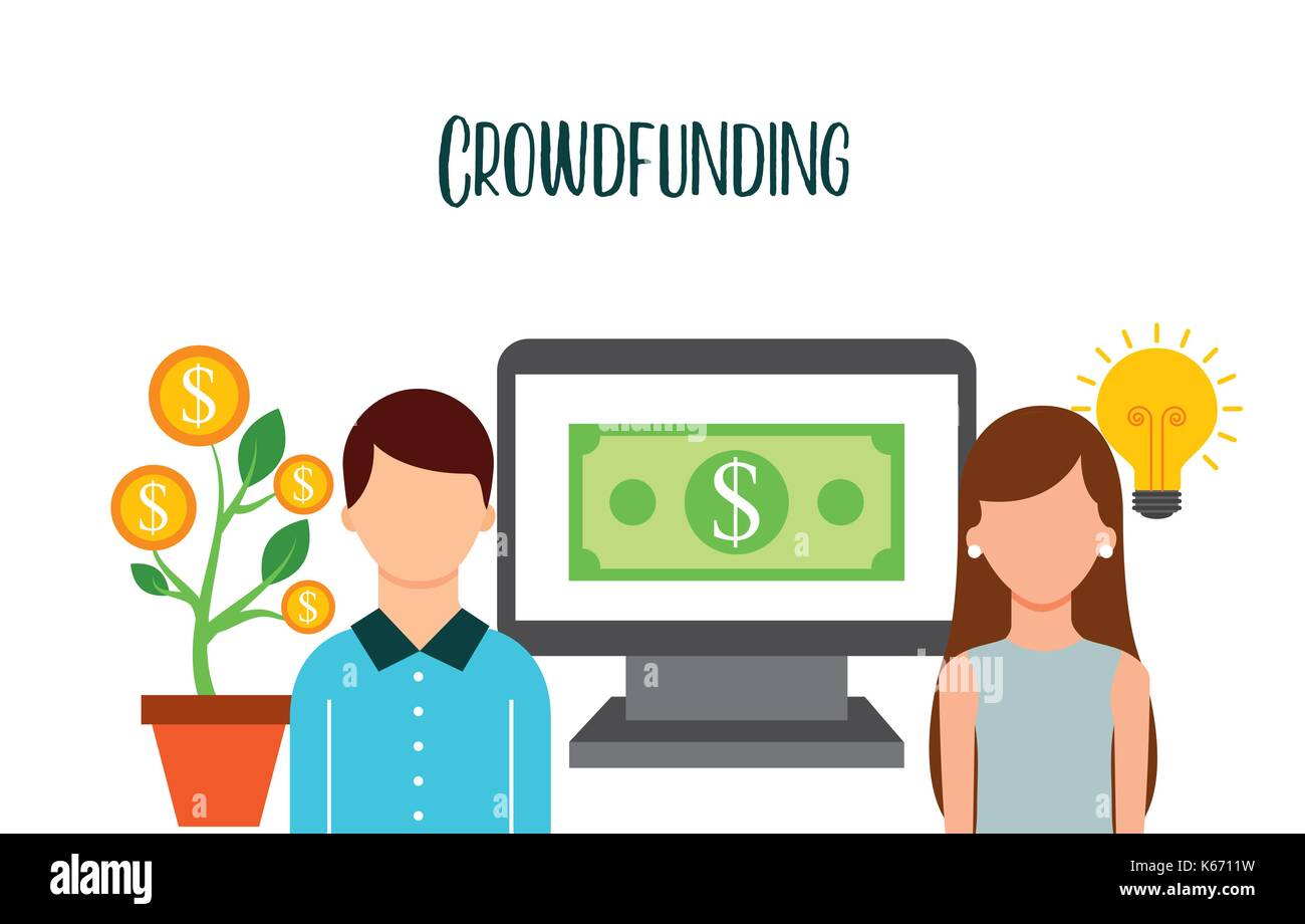 Crowdfunding infographic hi-res stock photography and images - Alamy