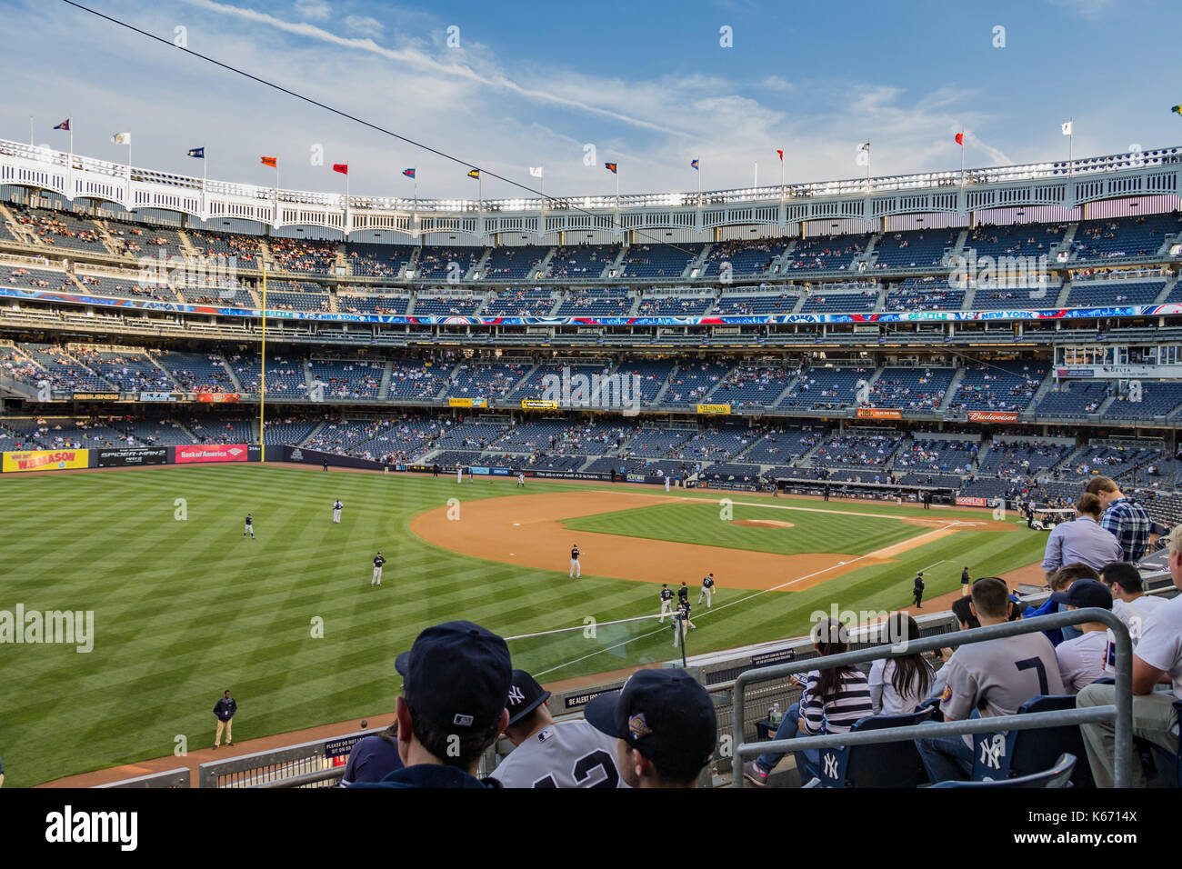 Yankees x Rockies 2014 Baseball New York City Stock Photo - Alamy