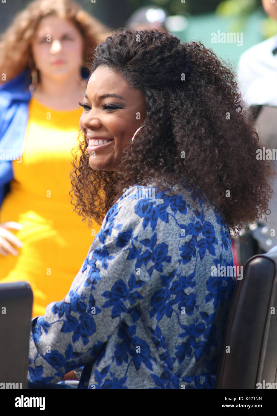 Gabrielle Union visits Universal Studios Hollywood to appear on ...