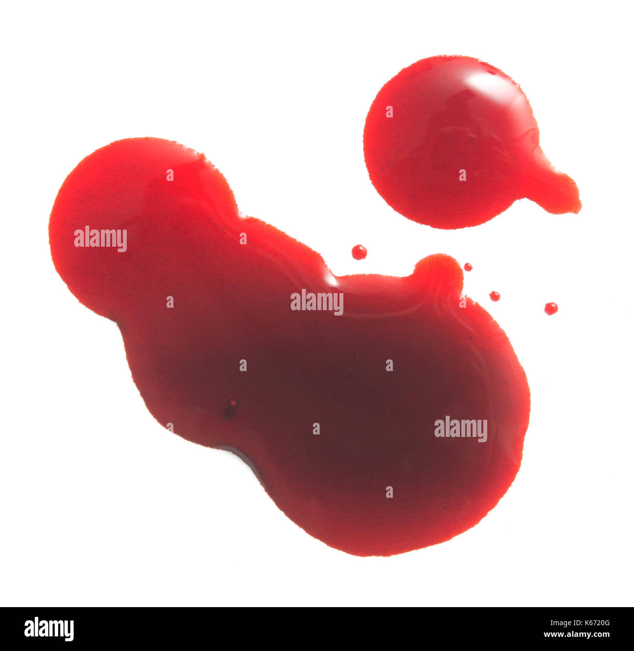 blood isolated on white background Stock Photo - Alamy