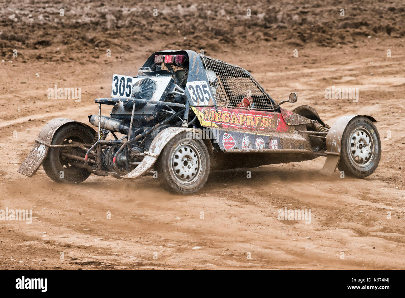 MAGGIORA, ITALY - SEPTEMBER 10, 2017: FIA European Autocross ...