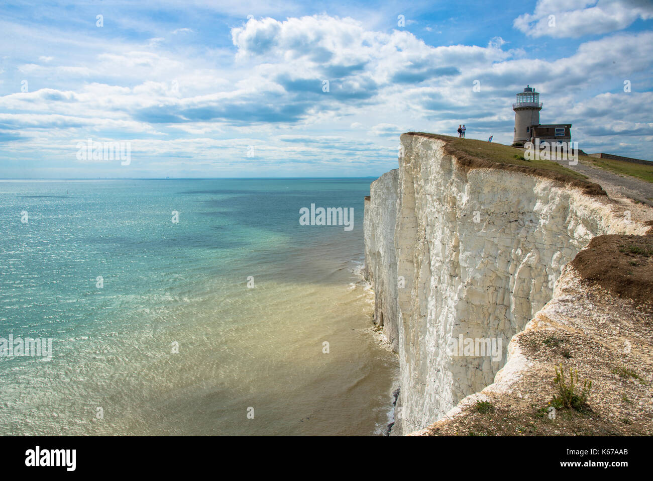 cliff coast with Seven Sisters in Sussex, England Stock Photo - Alamy