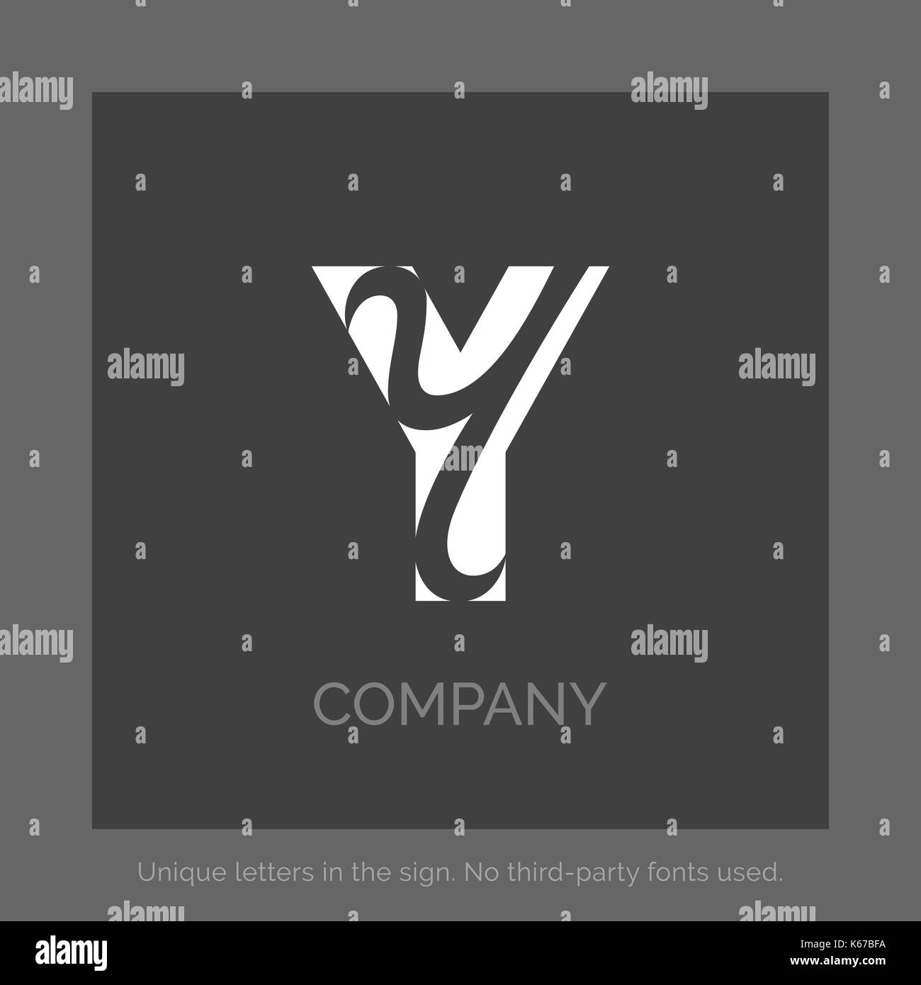 Letter sign vector design Stock Vector Image & Art - Alamy