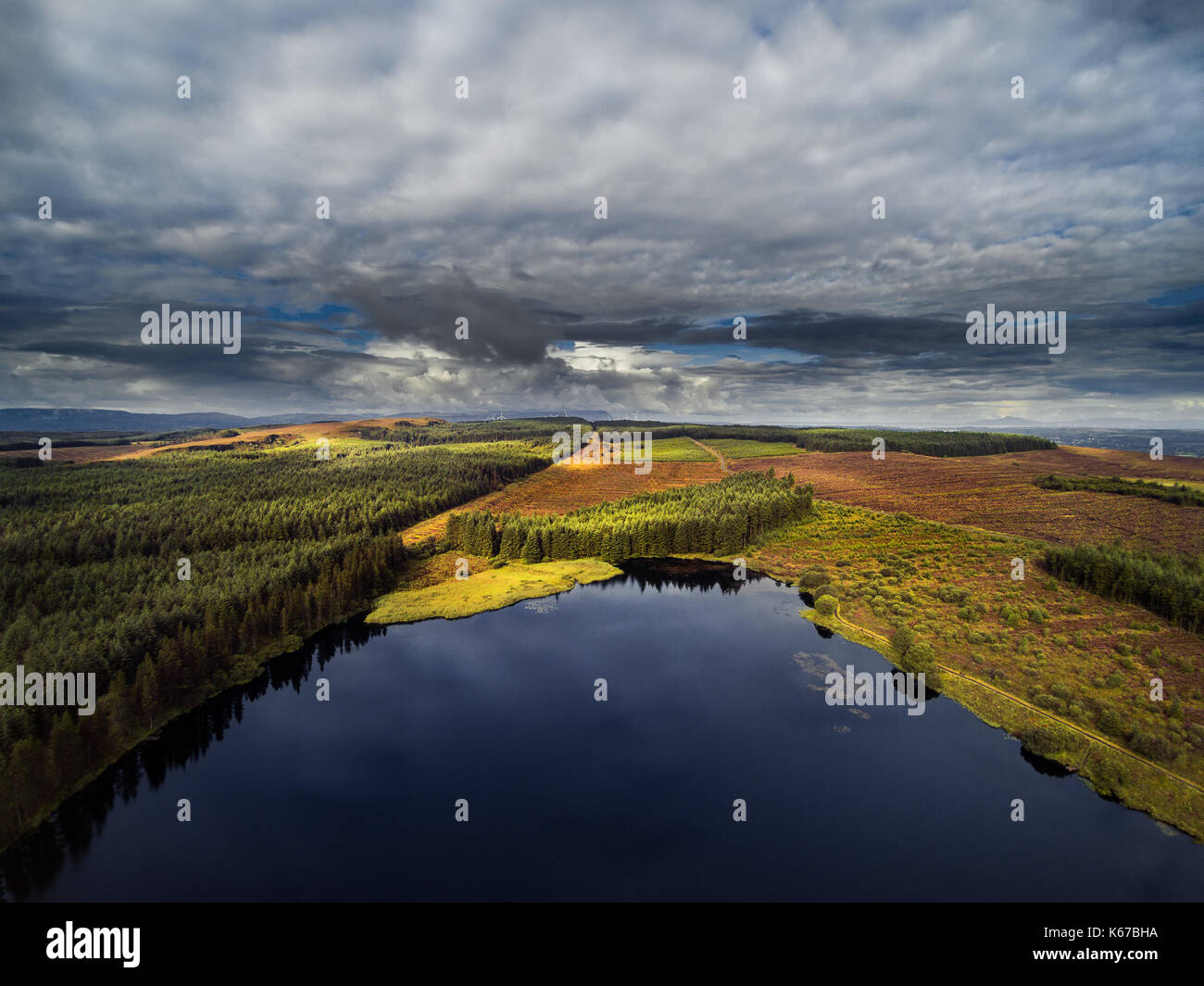 Ireland landscape aerial hi-res stock photography and images - Alamy