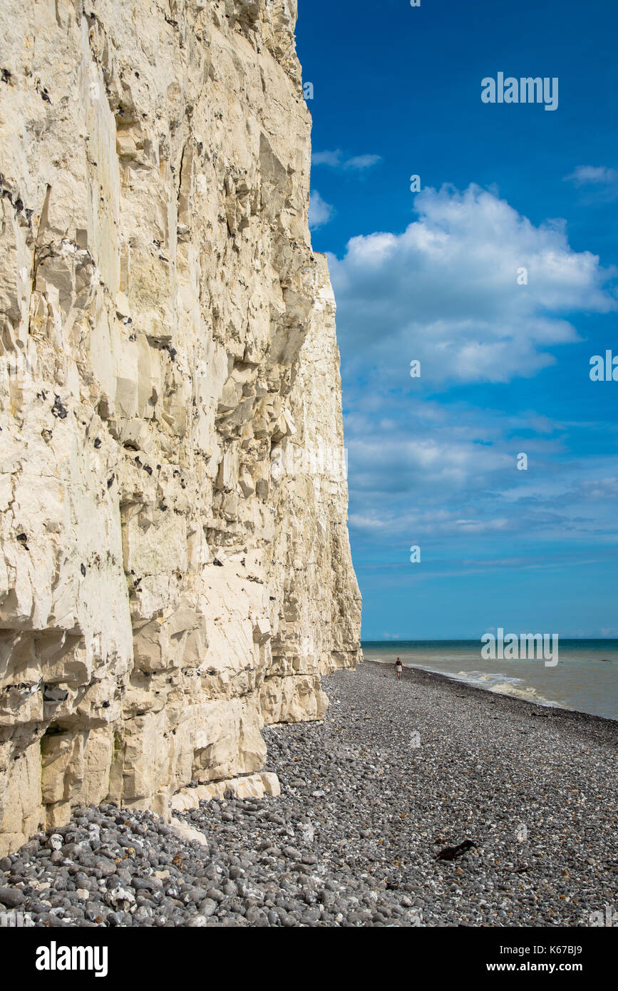 cliff coast with Seven Sisters in Sussex, England Stock Photo - Alamy