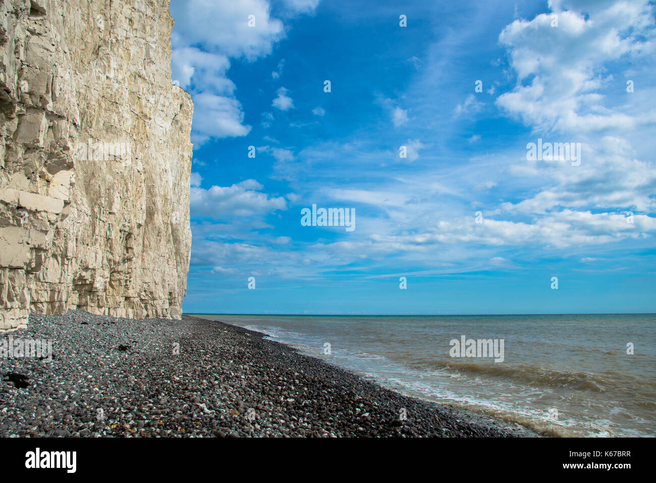 cliff coast with Seven Sisters in Sussex, England Stock Photo - Alamy