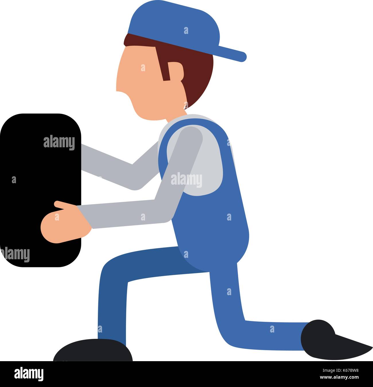 worker car workshop icon image Stock Vector Image & Art - Alamy