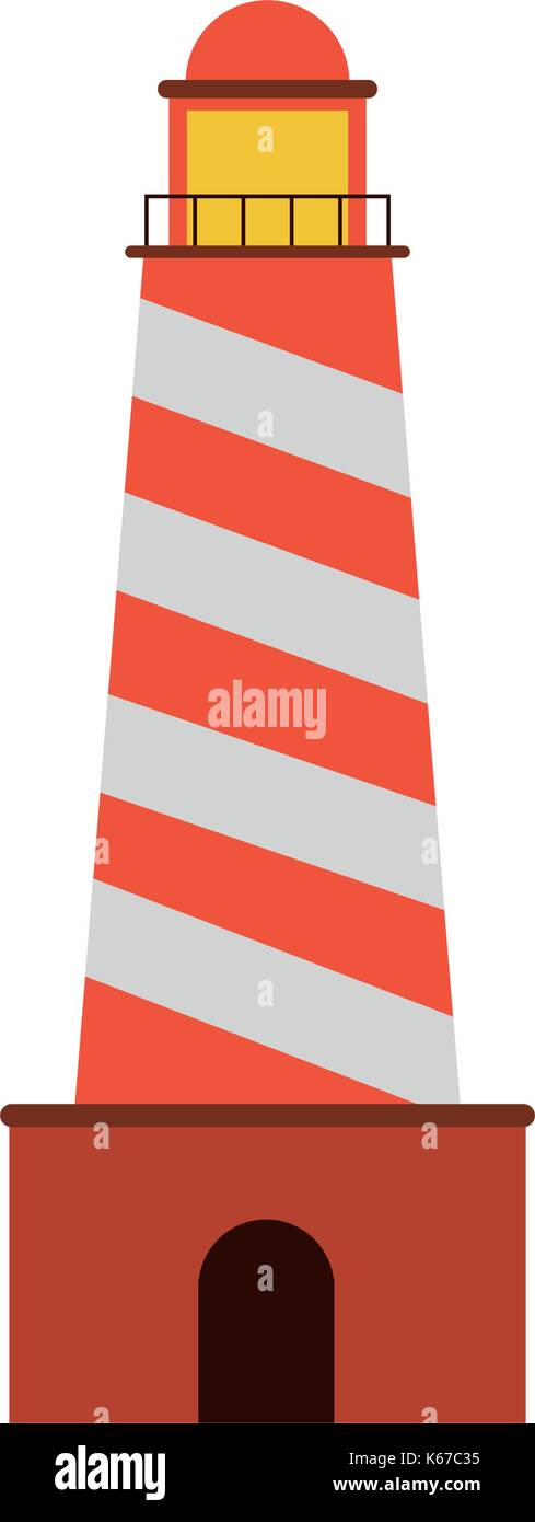 striped lighthouse icon image Stock Vector Image & Art - Alamy