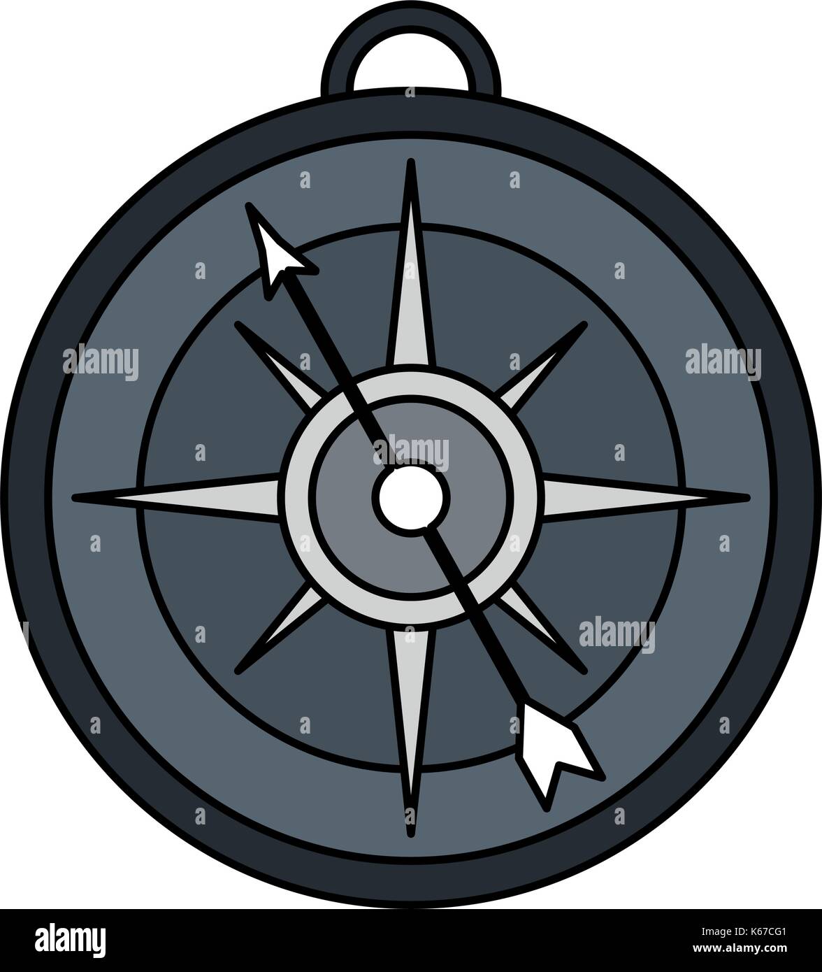 compass navigation icon image Stock Vector Image & Art - Alamy