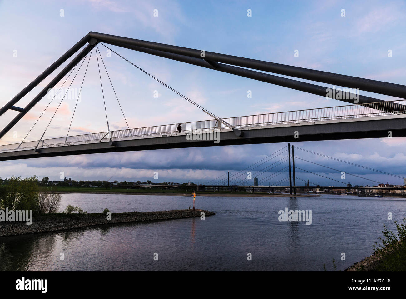 Oberkassel bridge hi-res stock photography and images - Alamy