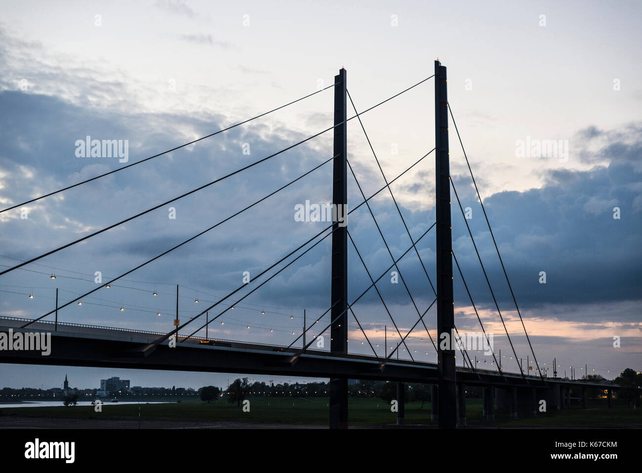Oberkassel bridge hi-res stock photography and images - Alamy