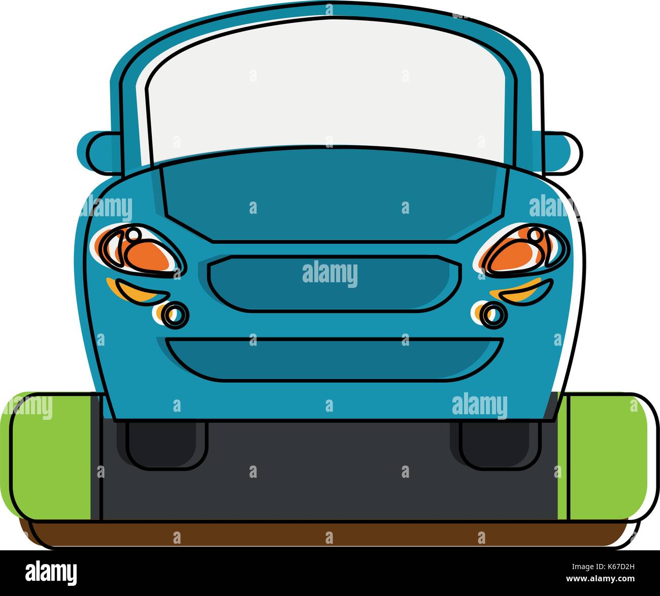 car frontview icon image Stock Vector Image & Art - Alamy