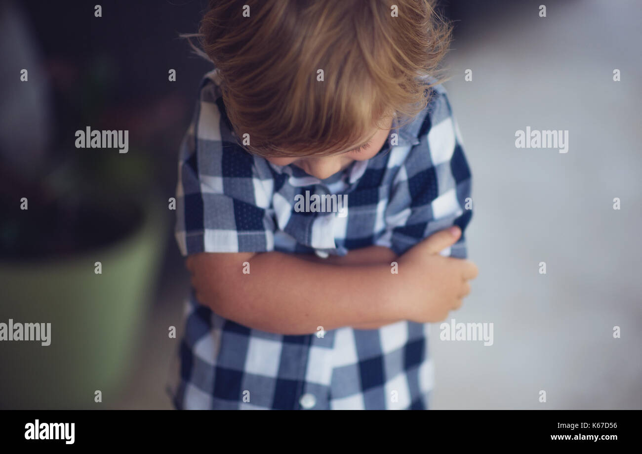 Pouting toddler boy hi-res stock photography and images - Alamy