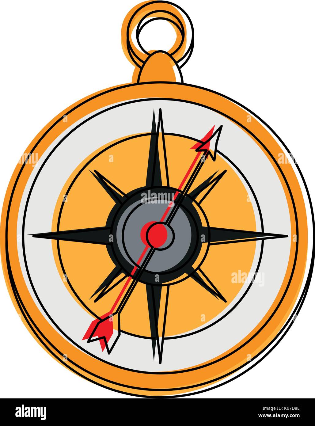 compass navigation icon image Stock Vector Image & Art - Alamy