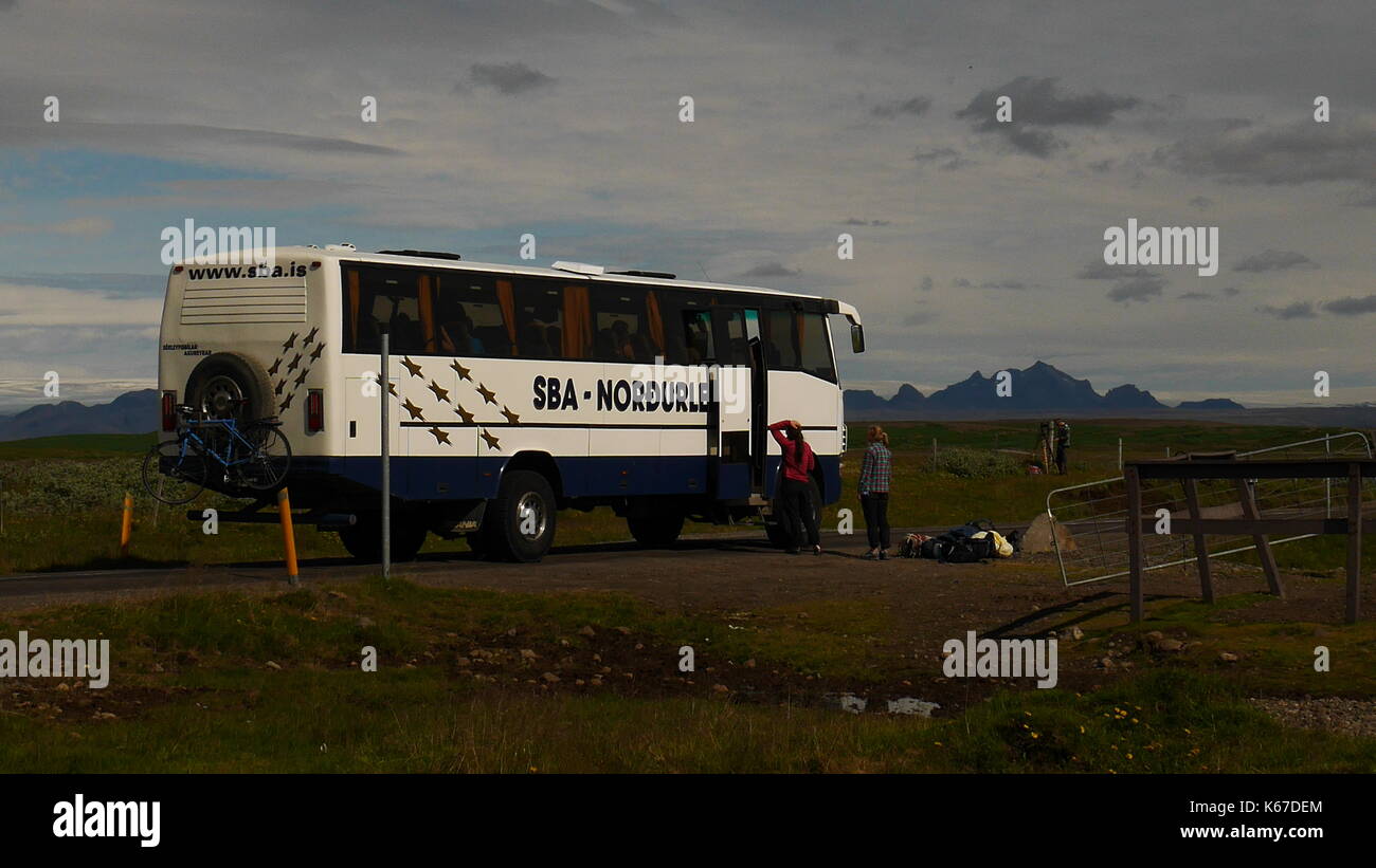 Bus in iceland hi-res stock photography and images - Alamy