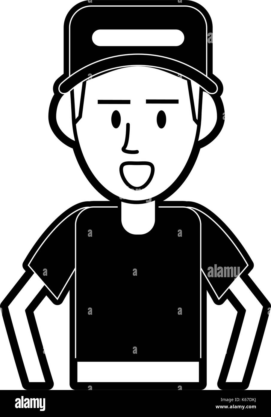 happy man icon image Stock Vector Image & Art - Alamy