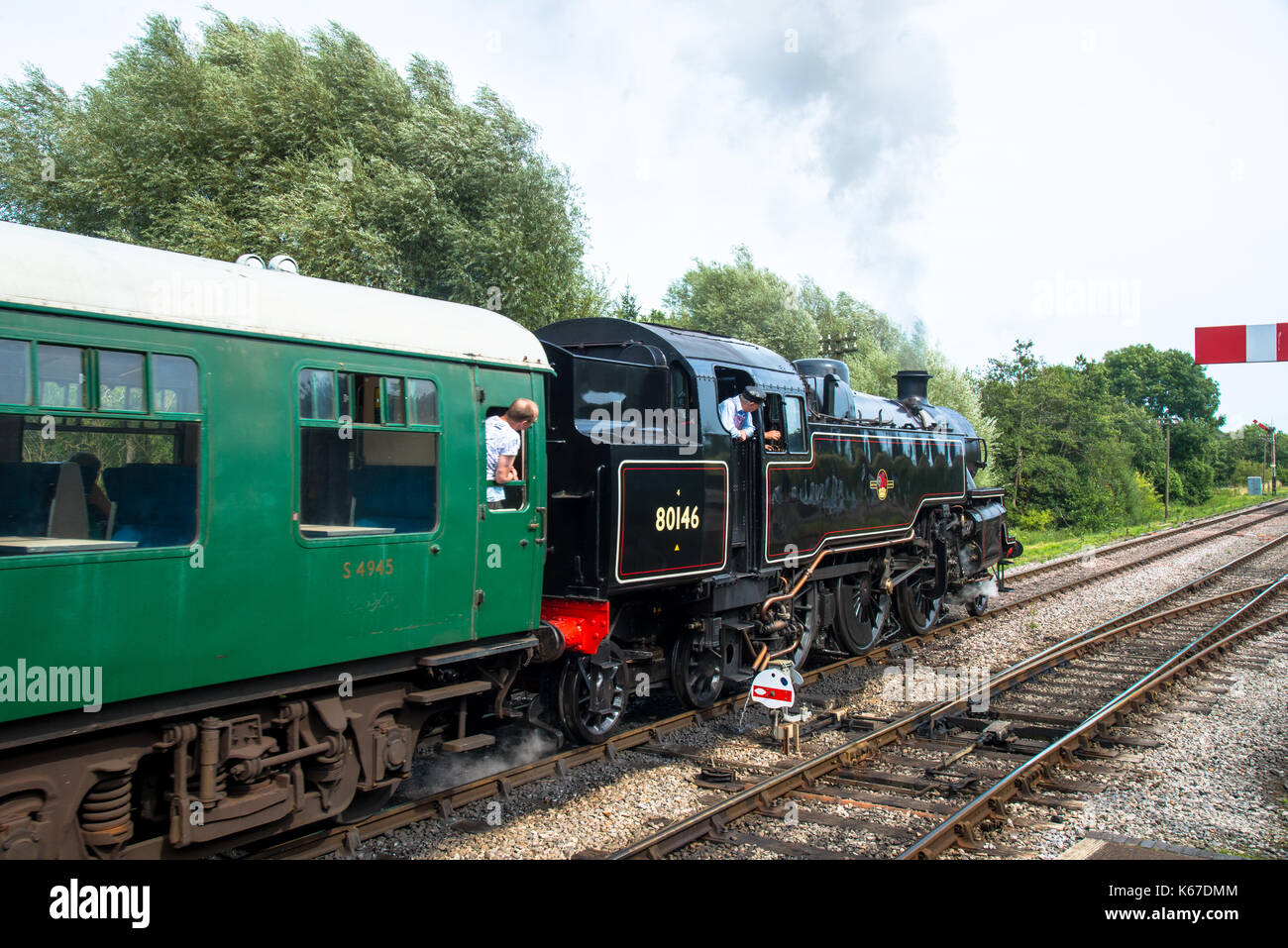 Corfe castle train station, Dorset, England Stock Photo - Alamy
