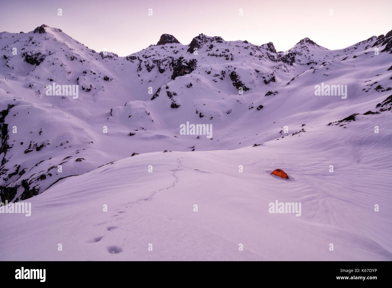 Camping france mountains hi-res stock photography and images - Alamy