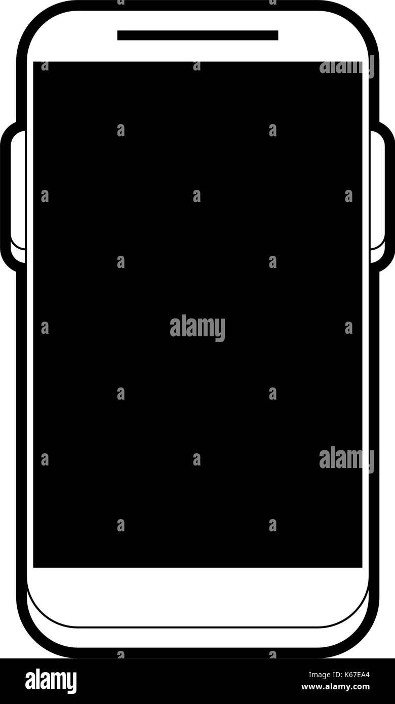 smartphone with blank screen icon image Stock Vector Image & Art - Alamy