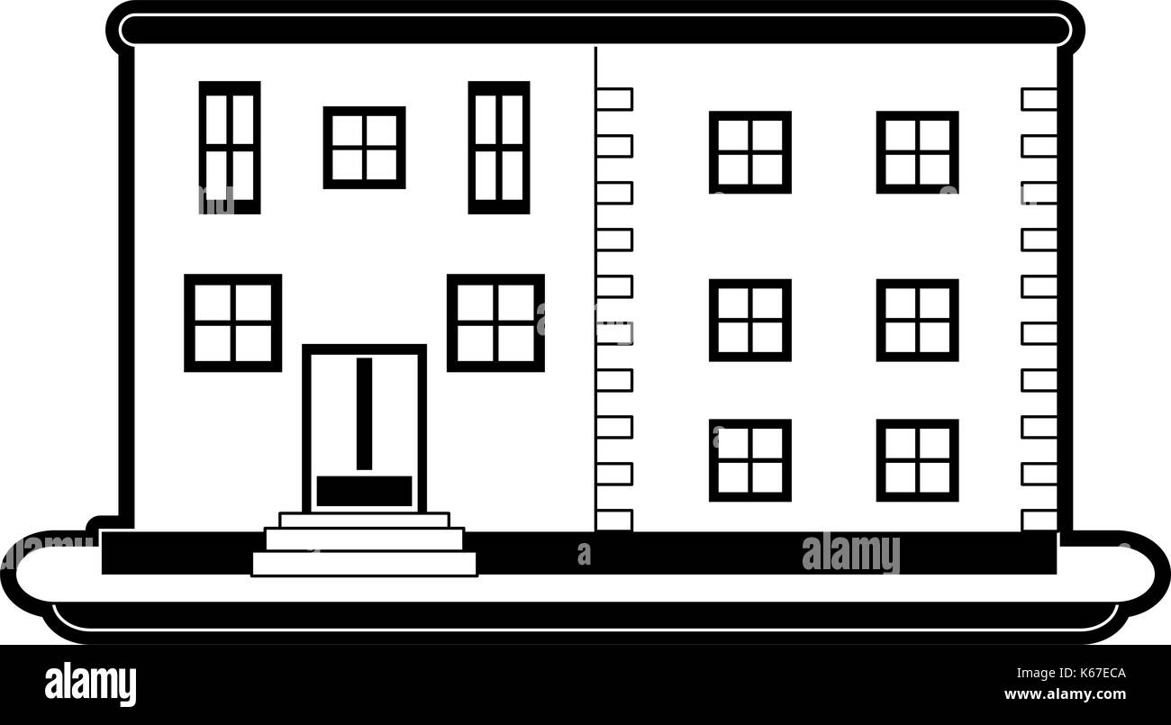 brick house or home icon image Stock Vector Image & Art - Alamy