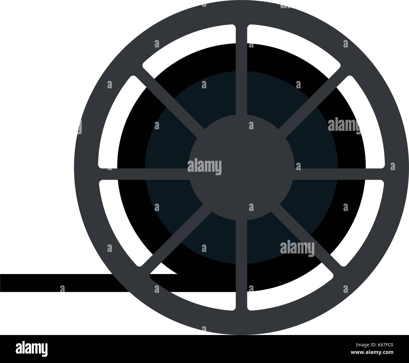 tape reel icon image Stock Vector Image & Art - Alamy