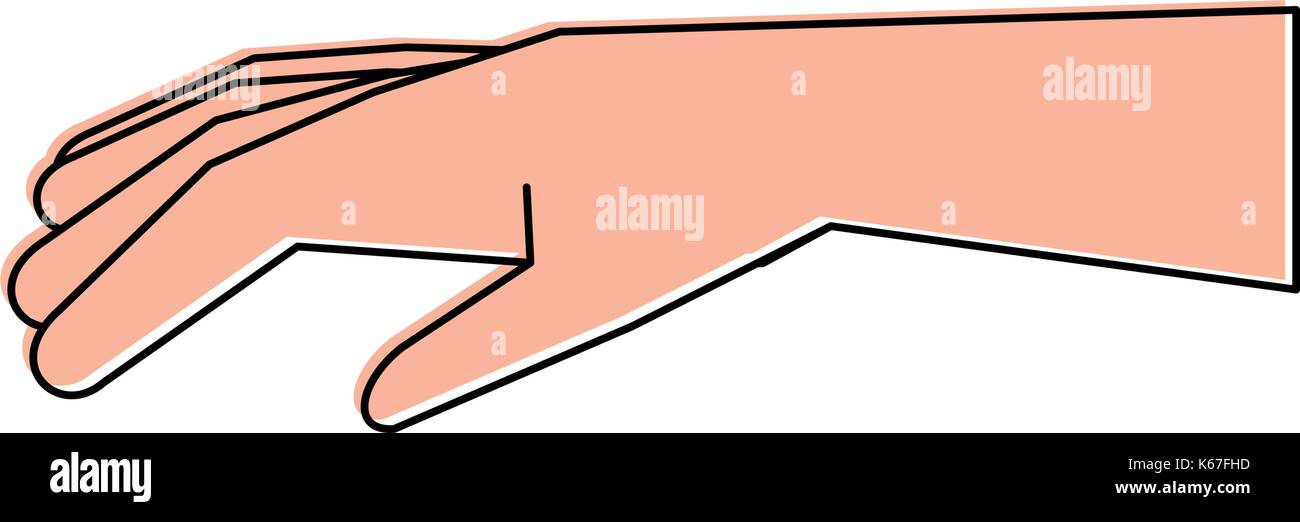 open hand sideview icon image Stock Vector Image & Art - Alamy