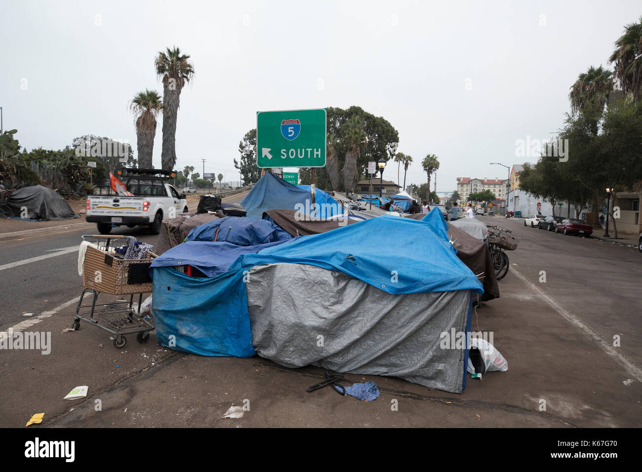 Homelessness san diego hi-res stock photography and images - Alamy