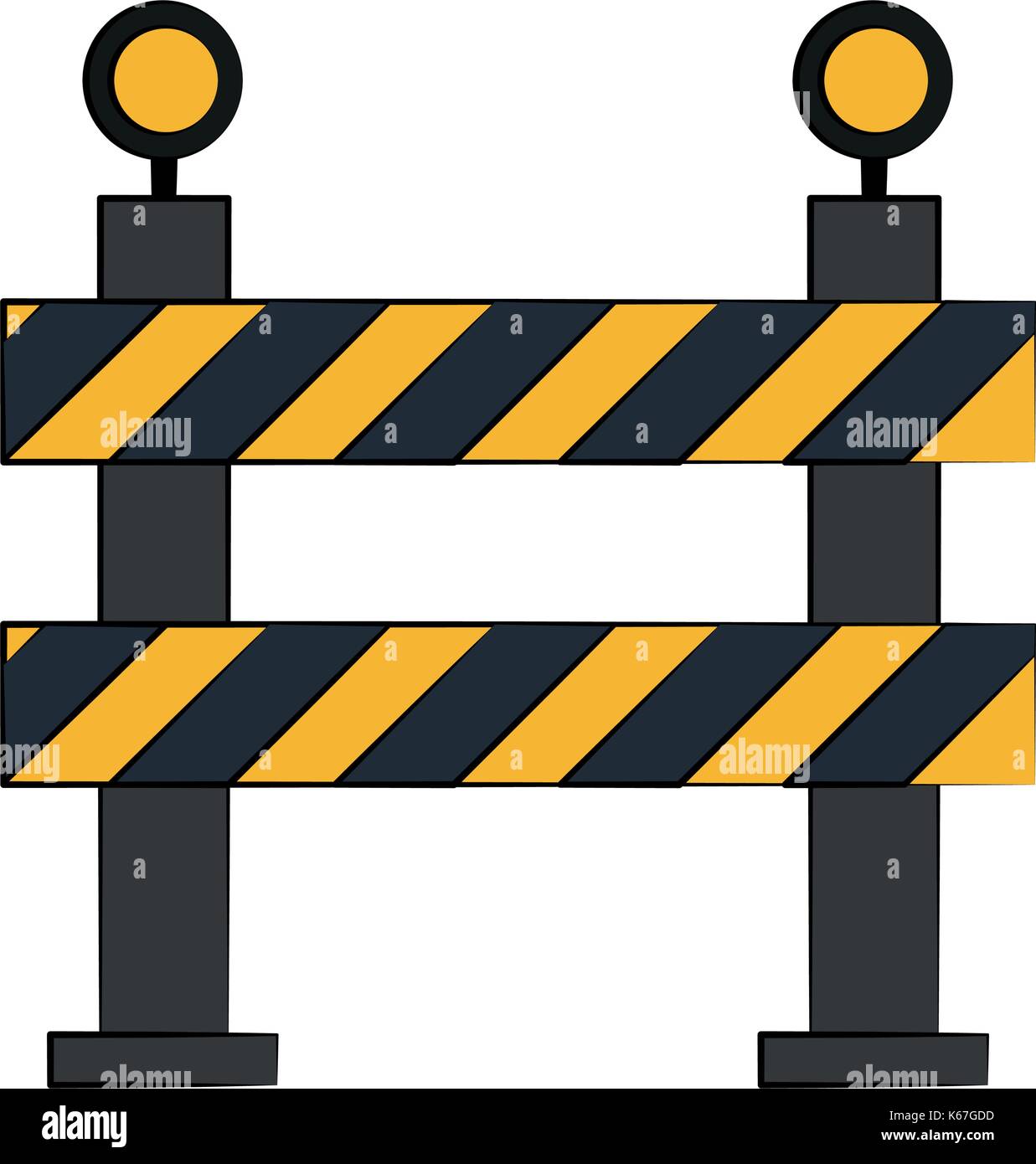 roadblock road safety icon image Stock Vector Image & Art - Alamy