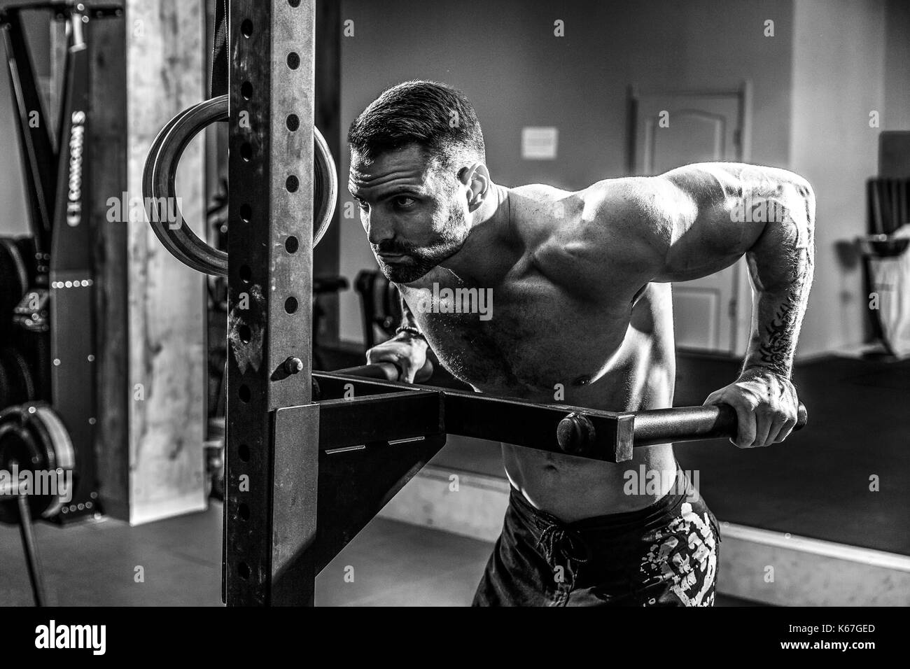 Warm ups Black and White Stock Photos & Images - Alamy