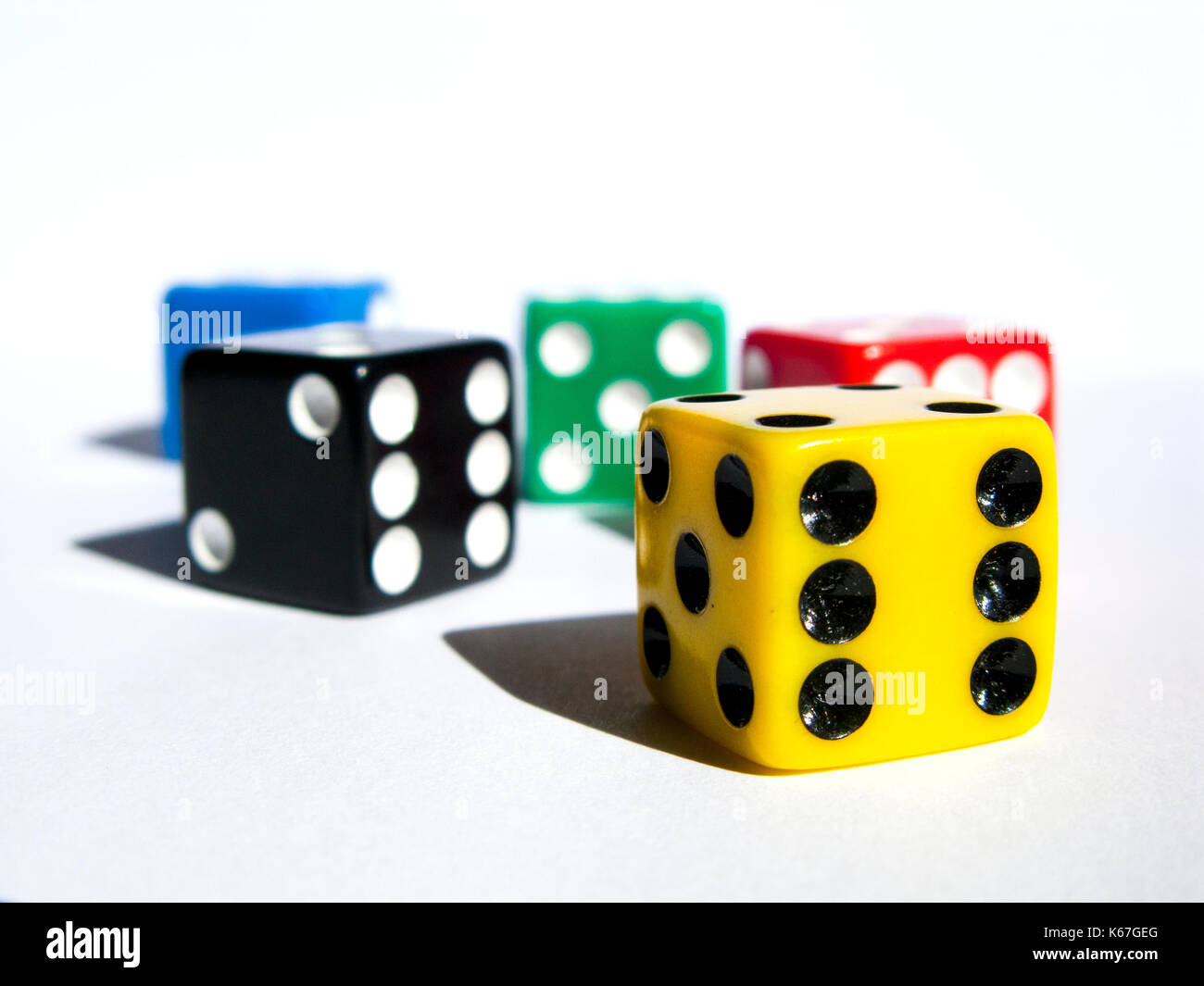 Dice number 5 hi-res stock photography and images - Alamy