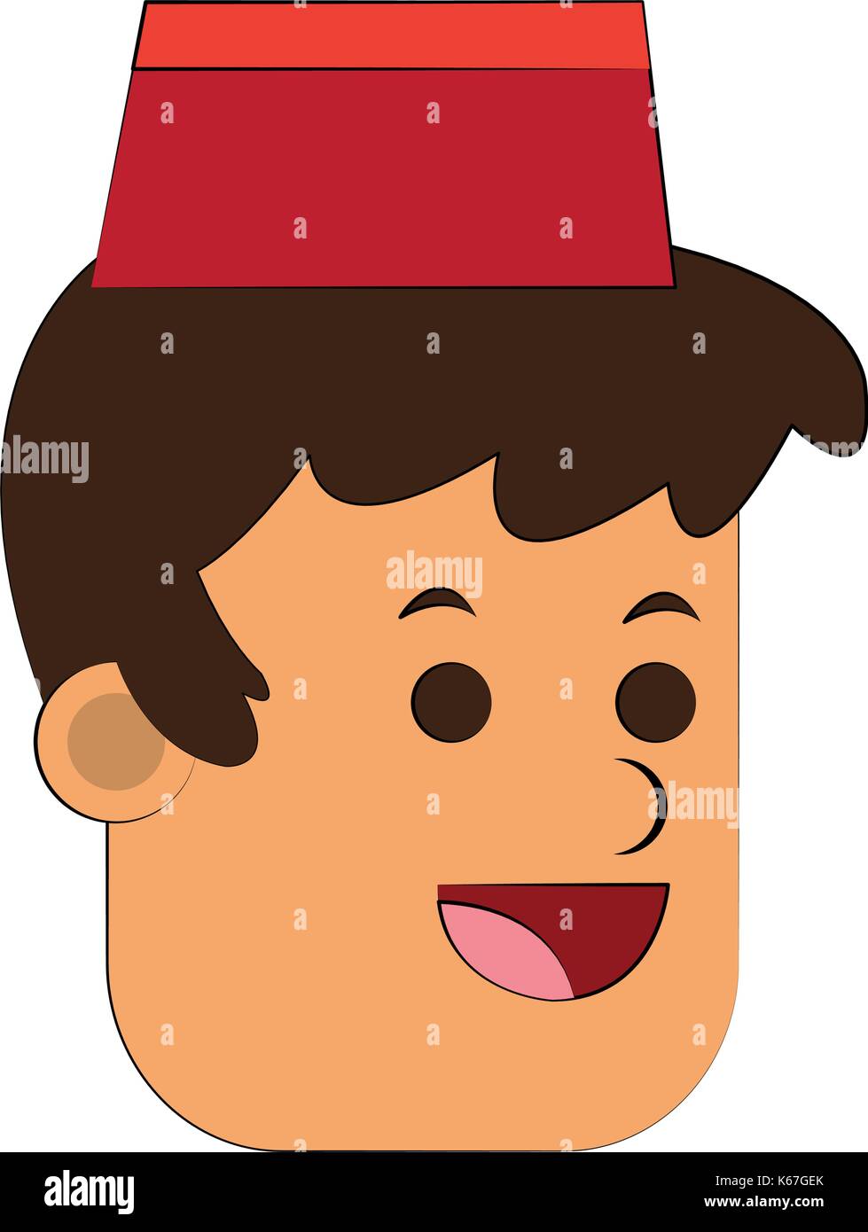happy man icon image Stock Vector Image & Art - Alamy