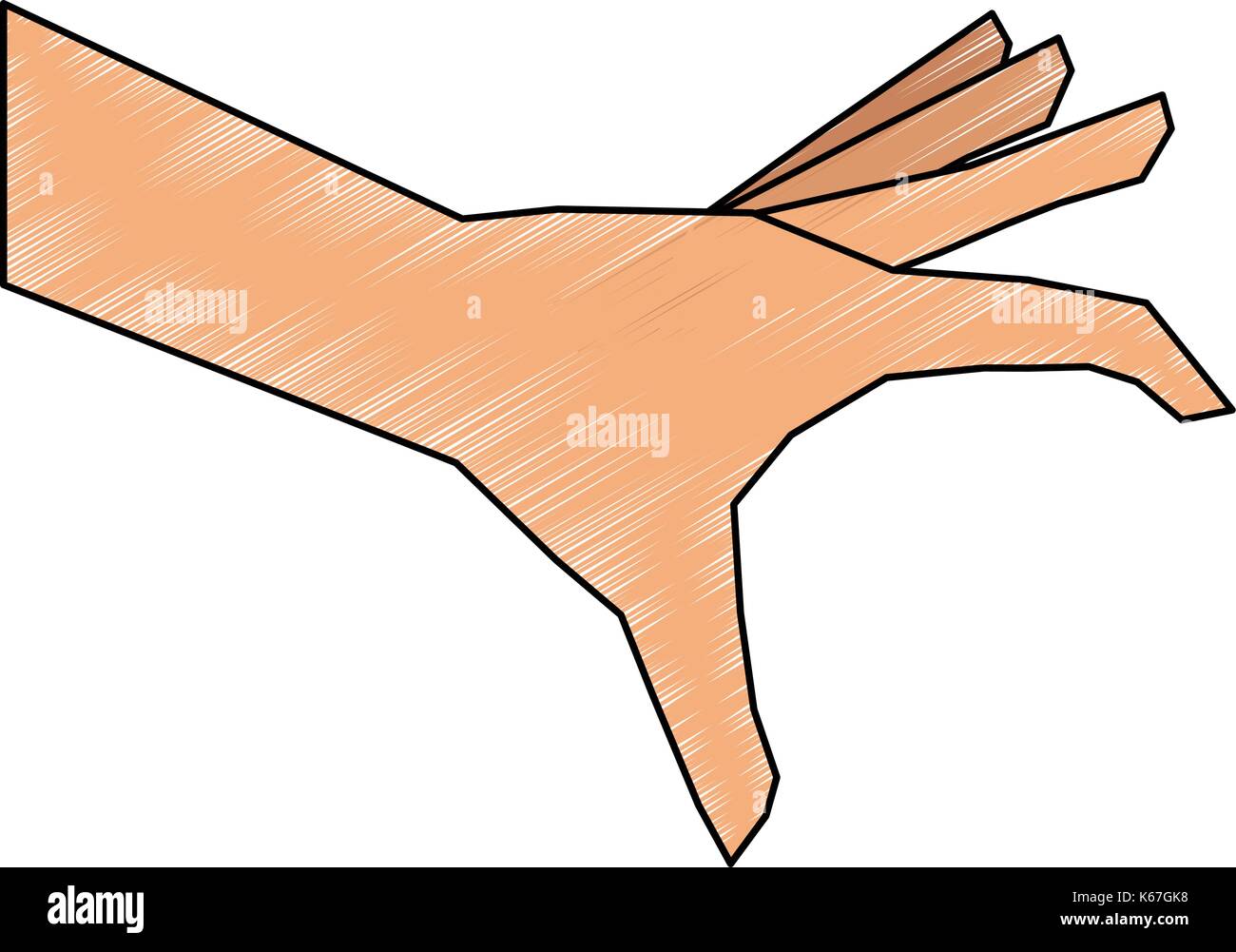 open hand in pick position icon image Stock Vector Image & Art - Alamy