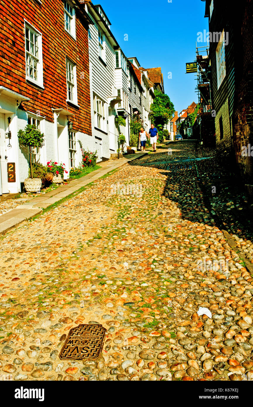 Mermaid Street, Rye, East Sussex Stock Photo - Alamy