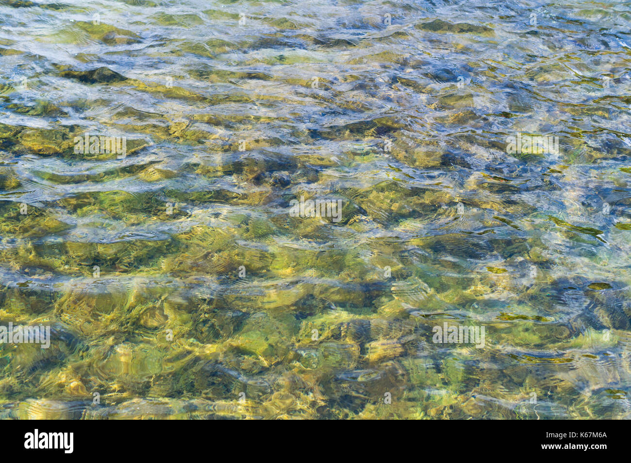 texture of water in tiled pool, fountain. background, nature Stock ...