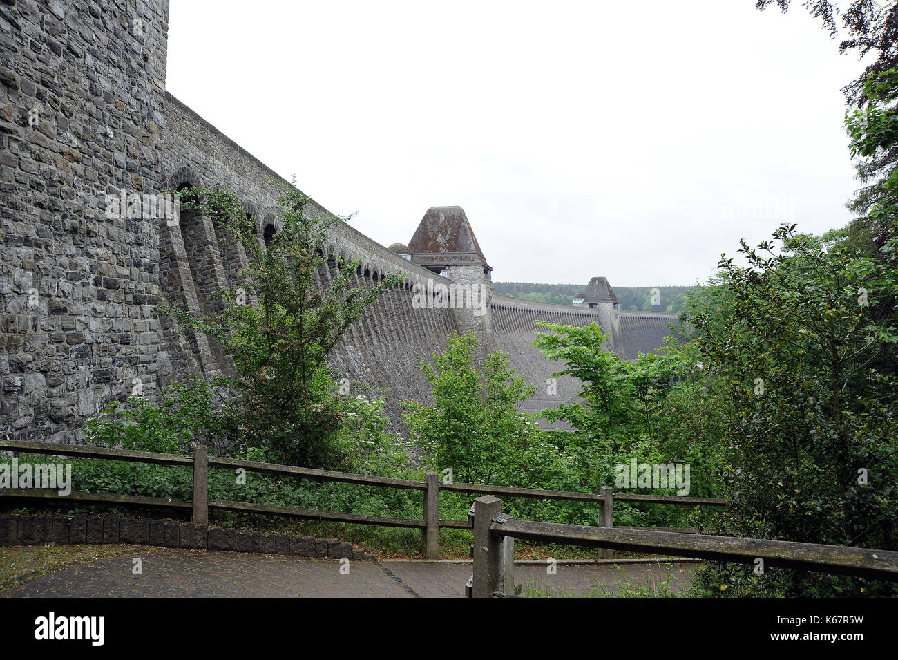 Looking South across the Mohne Dam Stock Photo - Alamy