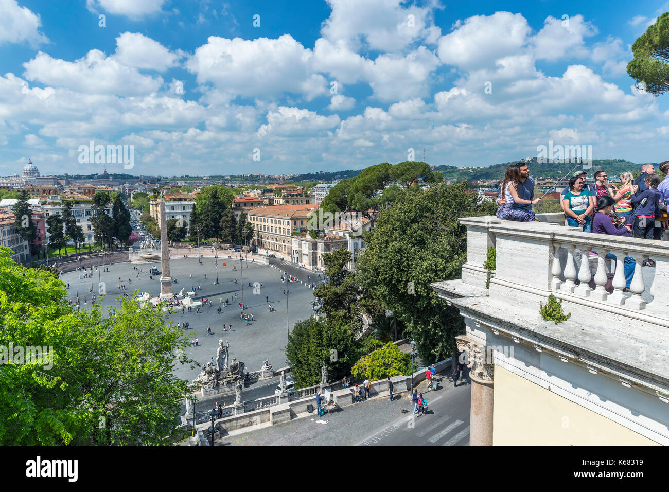 Terrazza del pincio rome hi-res stock photography and images - Alamy