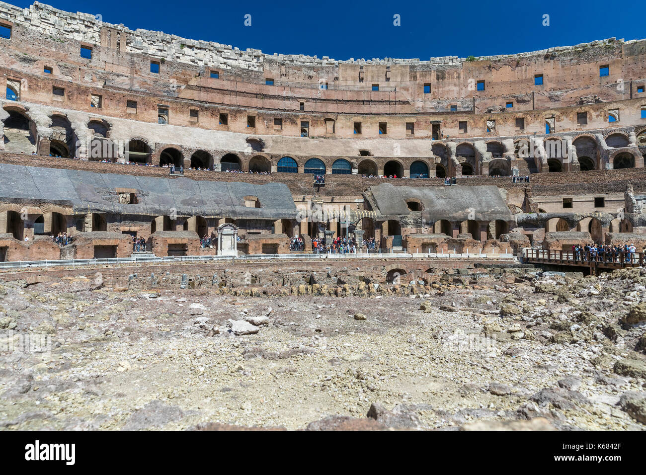 Inside The Roman Colosseum High Resolution Stock Photography and Images ...