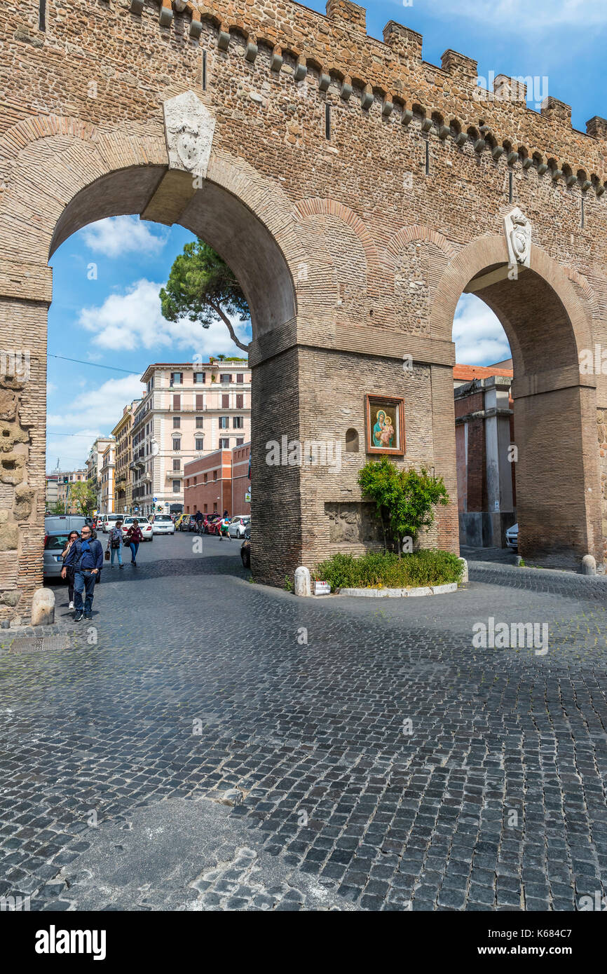 The Passetto di Borgo, elevated passage that links the Vatican City ...
