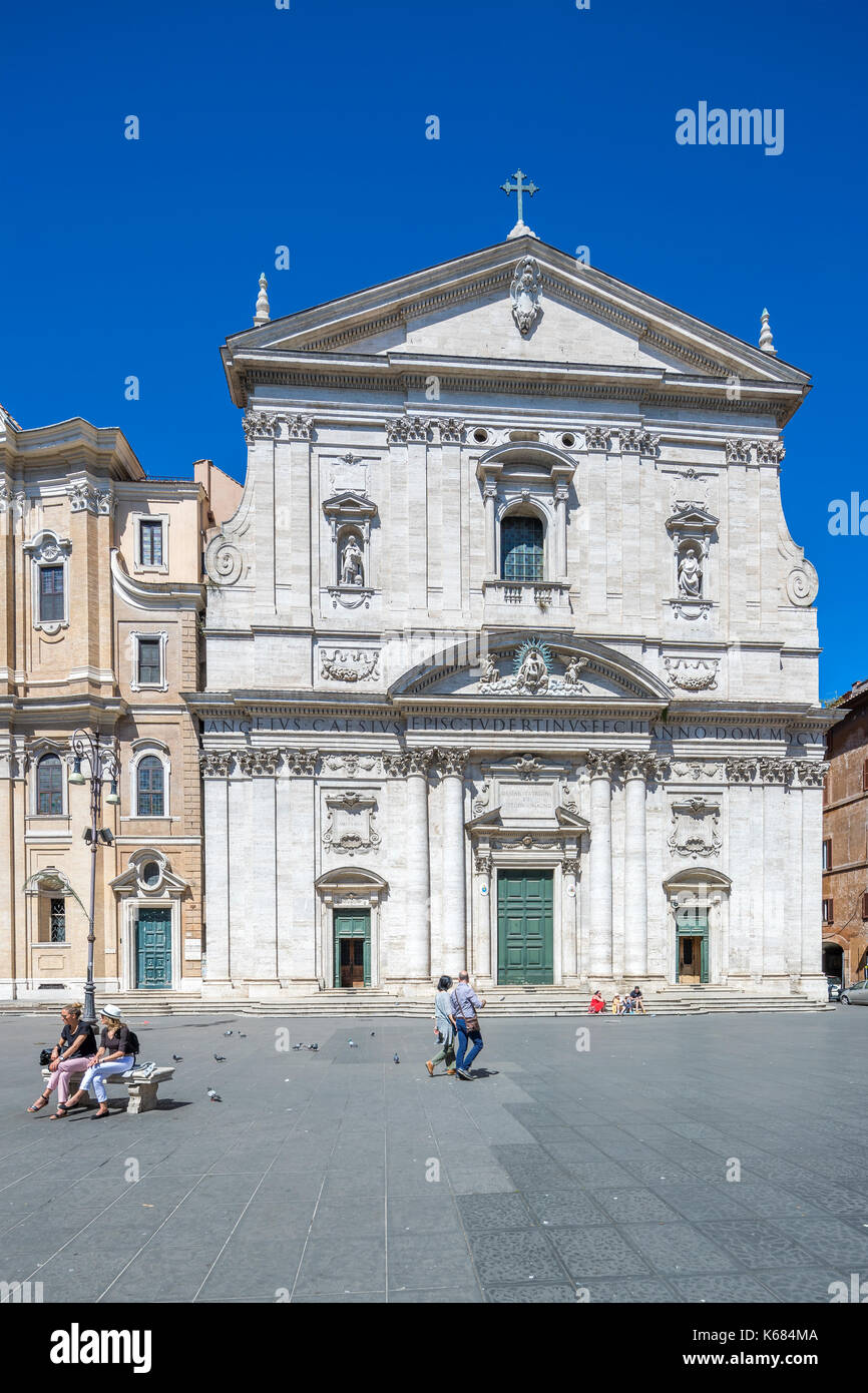 Santa Maria in Vallicella at Piazza della Chiesa Nuova, Rome, Lazio ...