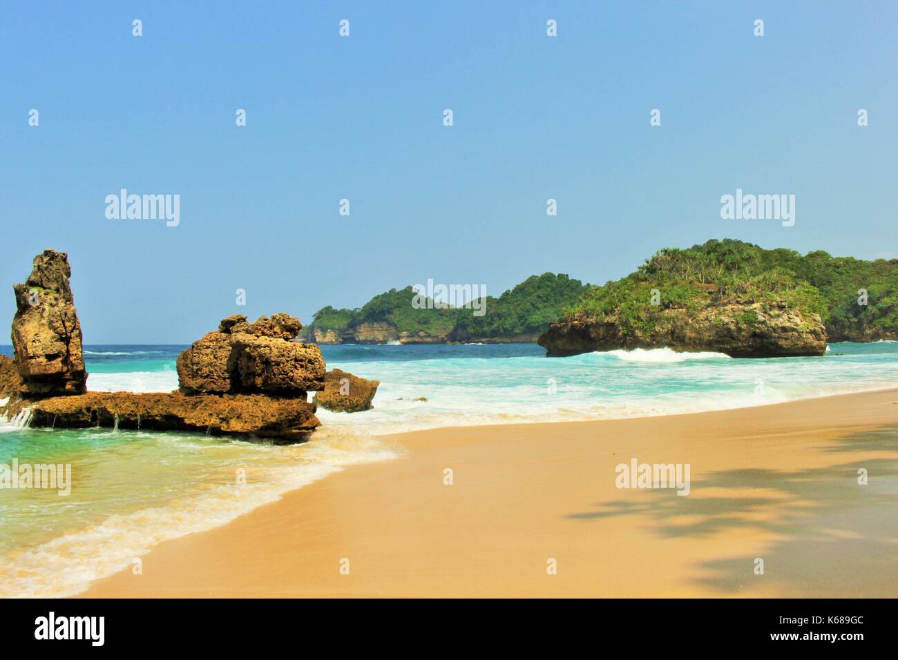 Selok beach, in Malang Indonesia Stock Photo - Alamy