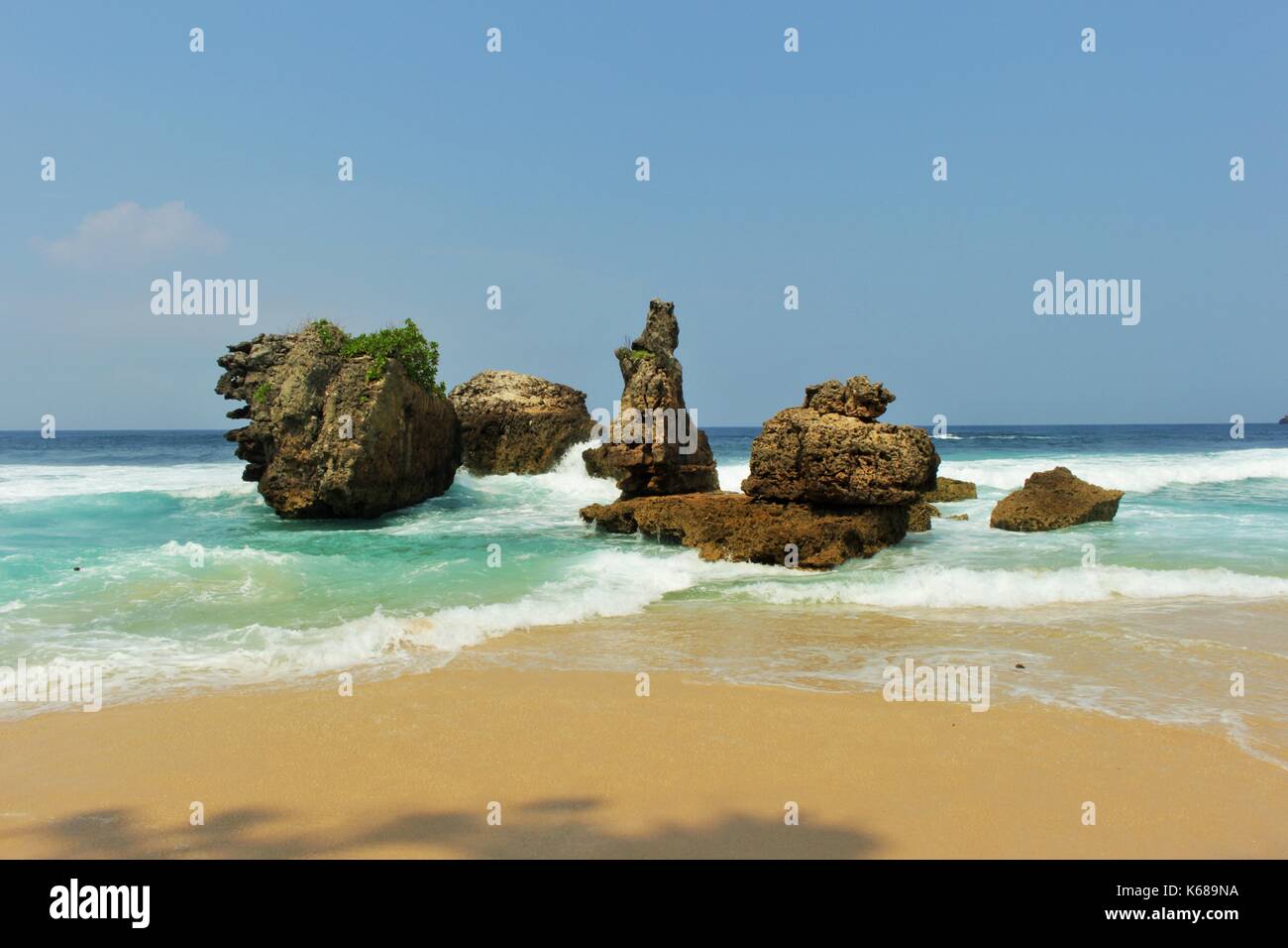 Selok beach, in Malang Indonesia Stock Photo - Alamy