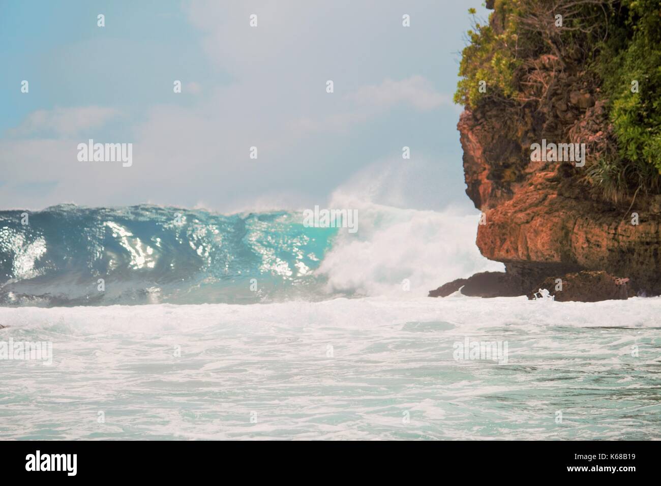 Goa Cina beach, In Malang Indonesia Stock Photo - Alamy
